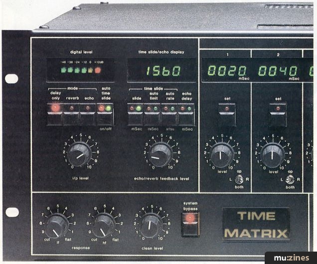 Electrospace Time Matrix (HSR Apr 84)
