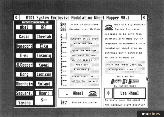 Everything You Ever Wanted To Know About System Exclusive (SOS Oct 89)